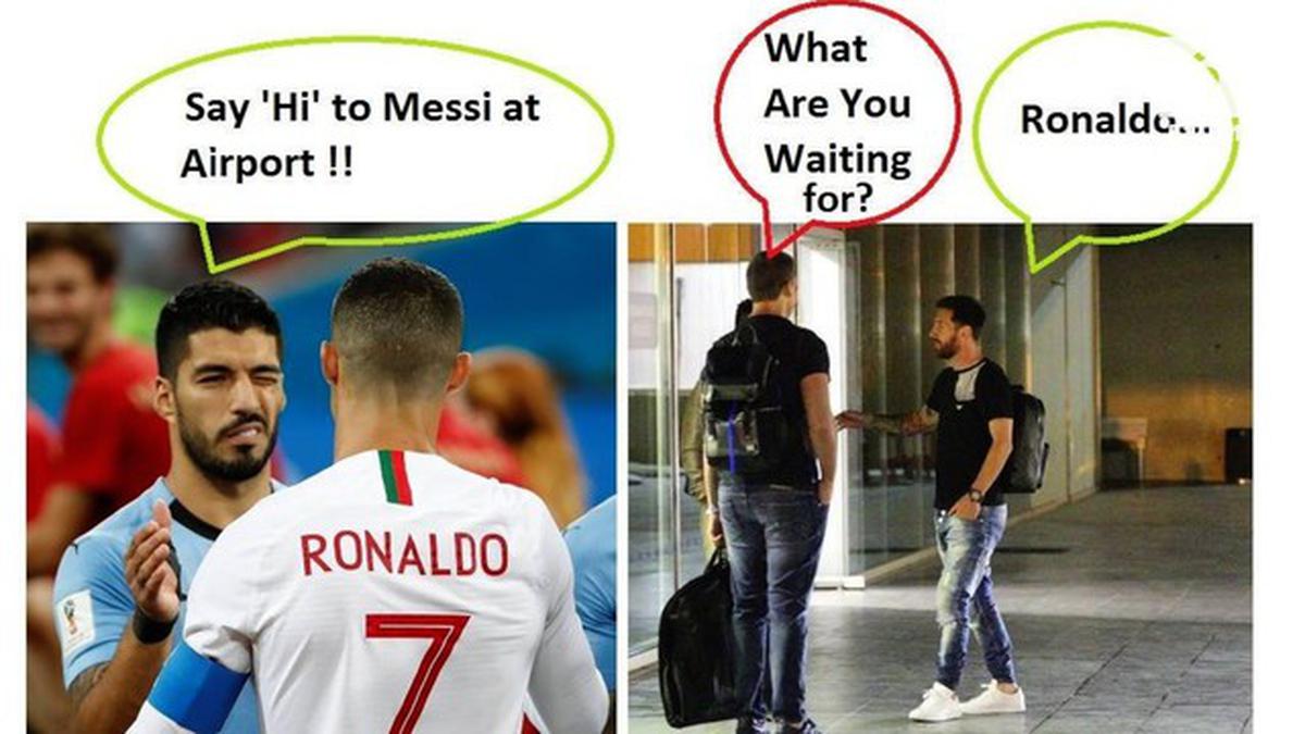 VIDEO: Bikin Ngakak, Meme Messi dan Ronaldo Tersisih di Piala Dunia
