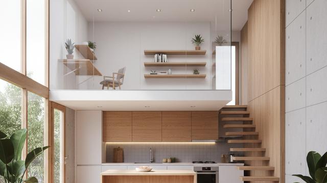 7 Model Rumah Kecil Tapi Luas dengan Loft di Atas Dapur yang Fungsional ...
