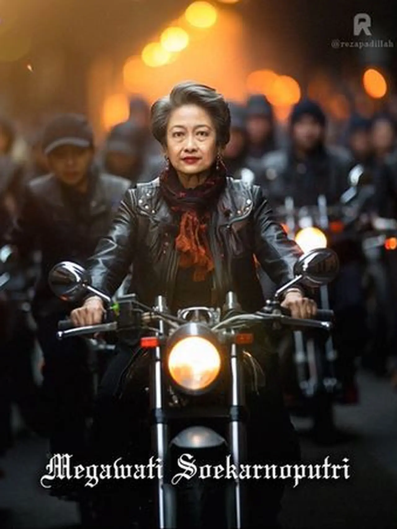 Editan Foto AI Jika 7 Presiden Indonesia Naik Motor Gede Ini Keren ...