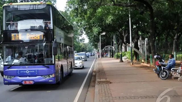 Bus Tingkat Wisata Ramai Peminat di Libur Lebaran - News Liputan6.com