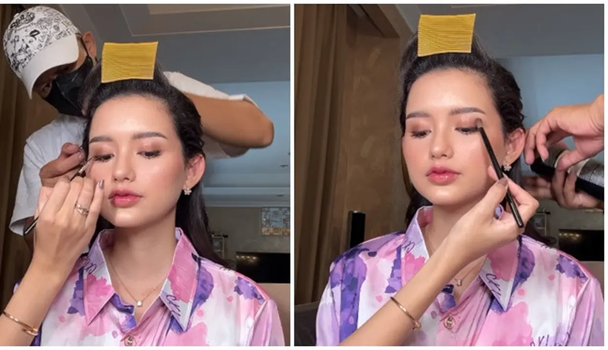 Potret Persiapan Sarah Menzel Sebelum Dilamar Azriel, Detail Makeup-nya ...
