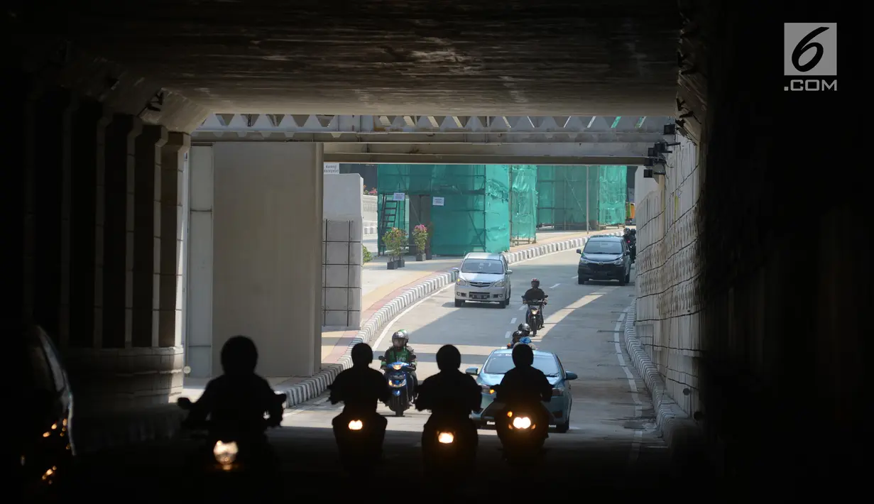 FOTO: Begini Kondisi Lintas Bawah Mampang-Kuningan Saat Uji Coba - Foto ...