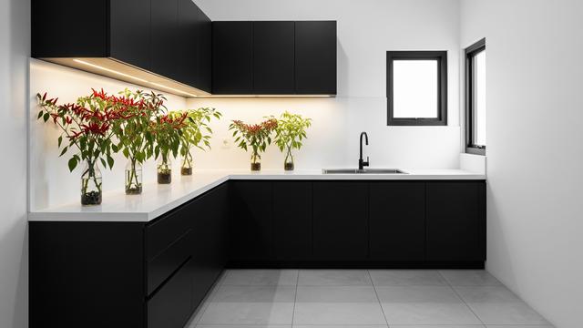8 Model Dapur Minimalis Bentuk L dengan Tanaman Sayur di Botol, Estetik ...