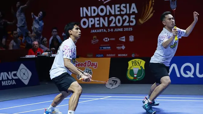 Jadwal Final Indonesia Open 2025, Minggu 8 Juni: Sabar/reza Satu-satunya Harapan Tuan Rumah