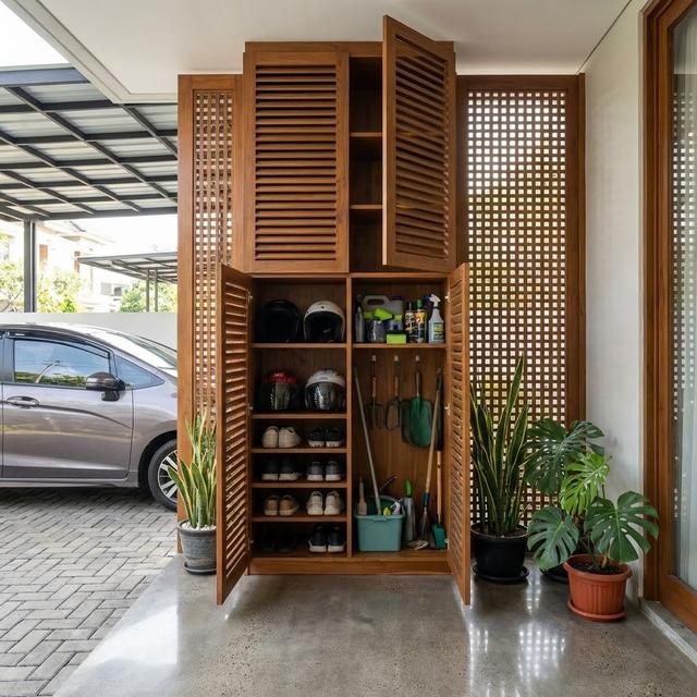 10 Model Teras dengan Rak Vertikal Serbaguna, Inspirasi Teras Sempit ...