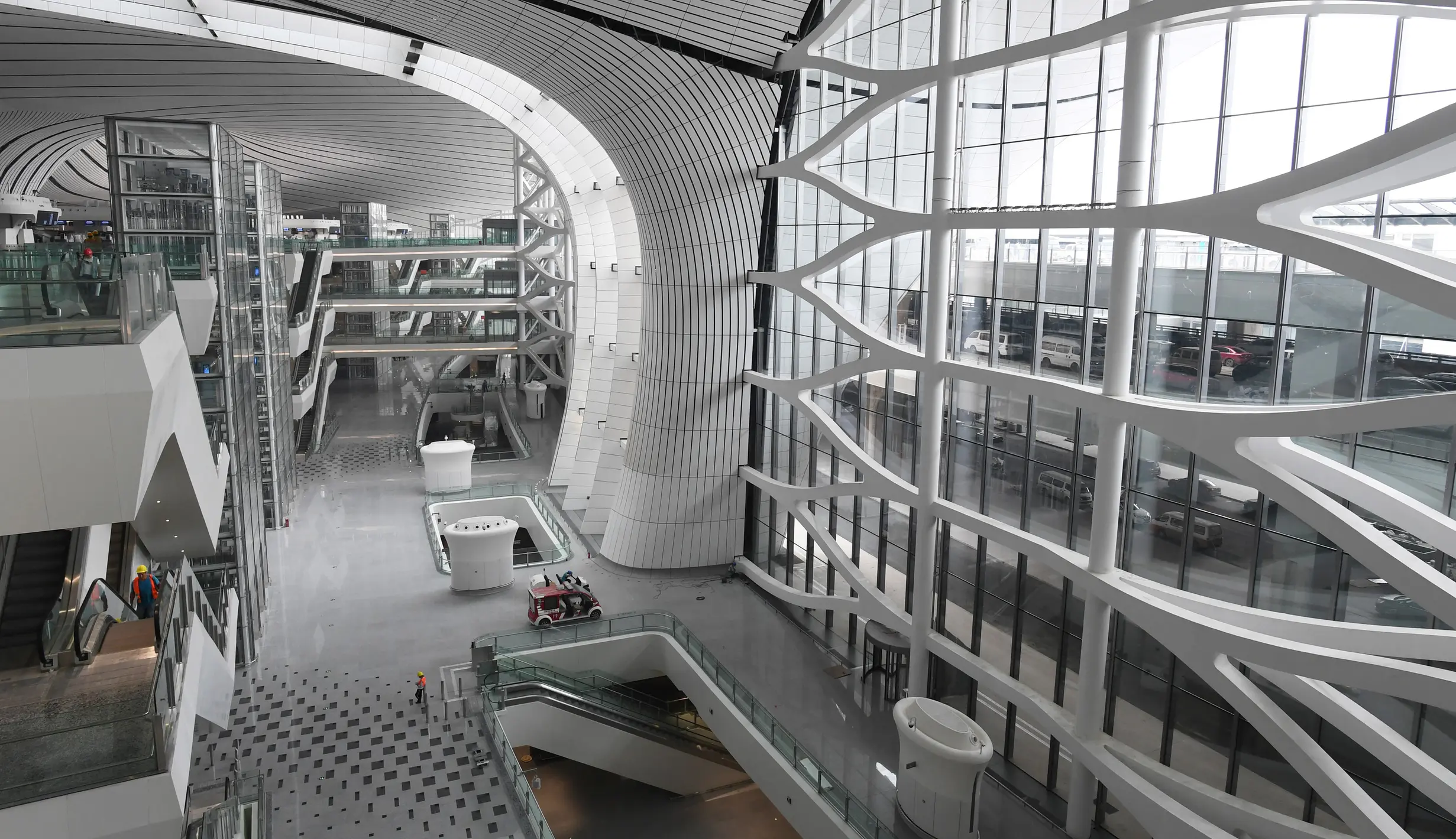 FOTO: Kemegahan Bandara Internasional Daxing Beijing - Foto Liputan6.com