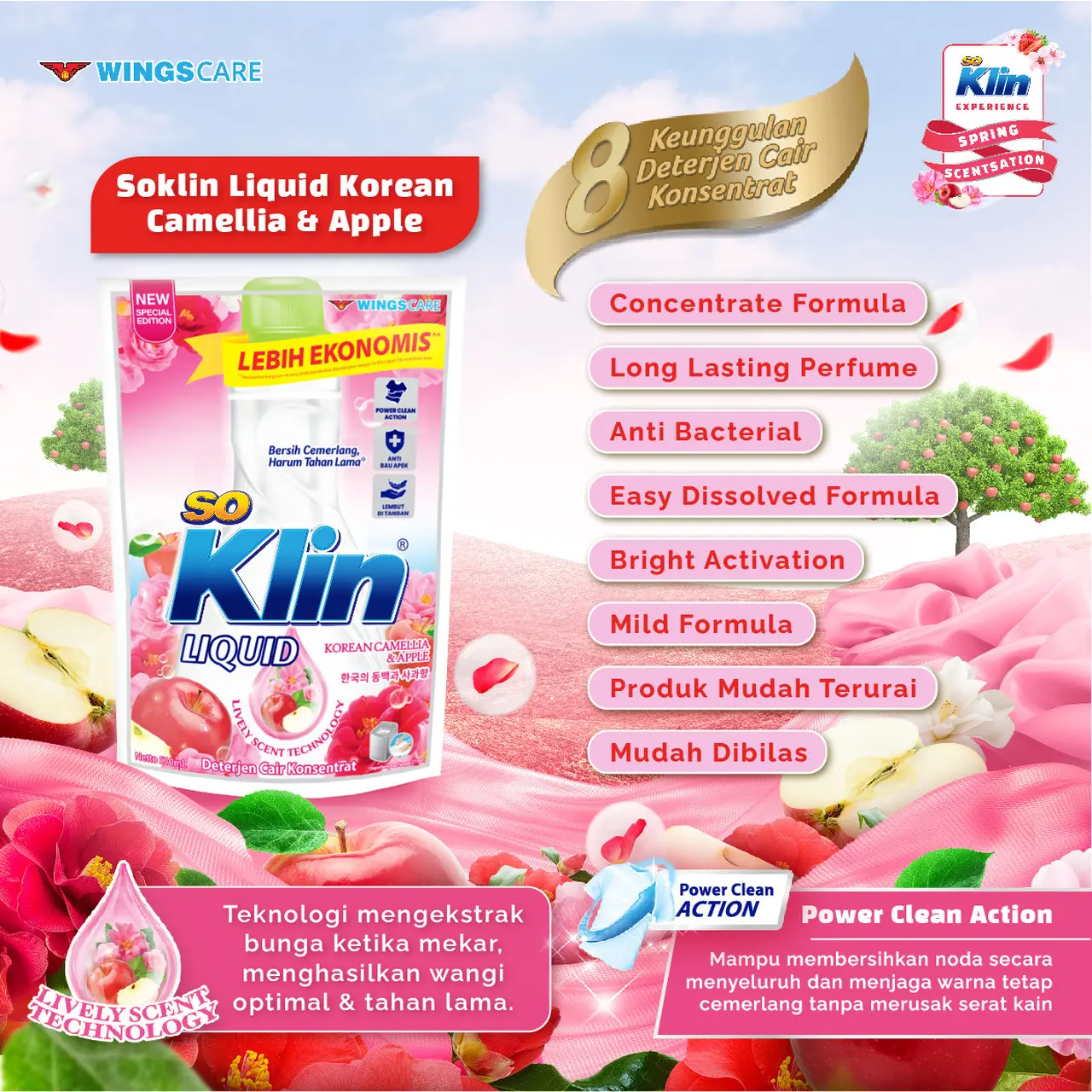 3 Varian SoKlin Liquid Baru yang Wanginya Bikin Serasa Berada di Luar ...