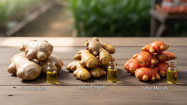 6 Perbedaan Jahe Emprit, Jahe Gajah, dan Jahe Merah untuk Budidaya Optimal
