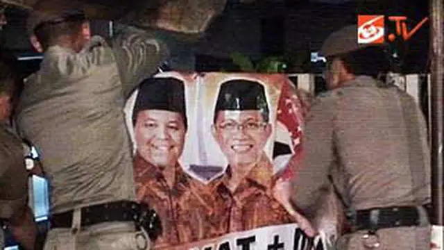 Atribut Kampanye Pilkada DKI Jakarta Ditertibkan - News Liputan6.com