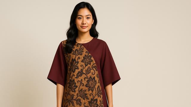 7 Model Tunik Batik Lengan Kelelawar Tren Sekarang 2025, Anggun dan Nyaman
