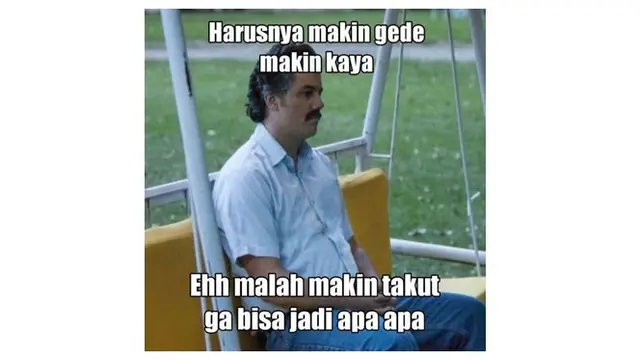 6 Meme Lucu Pakai Foto Orang Melamun Ini Bikin Geleng Kepala - Hot ...