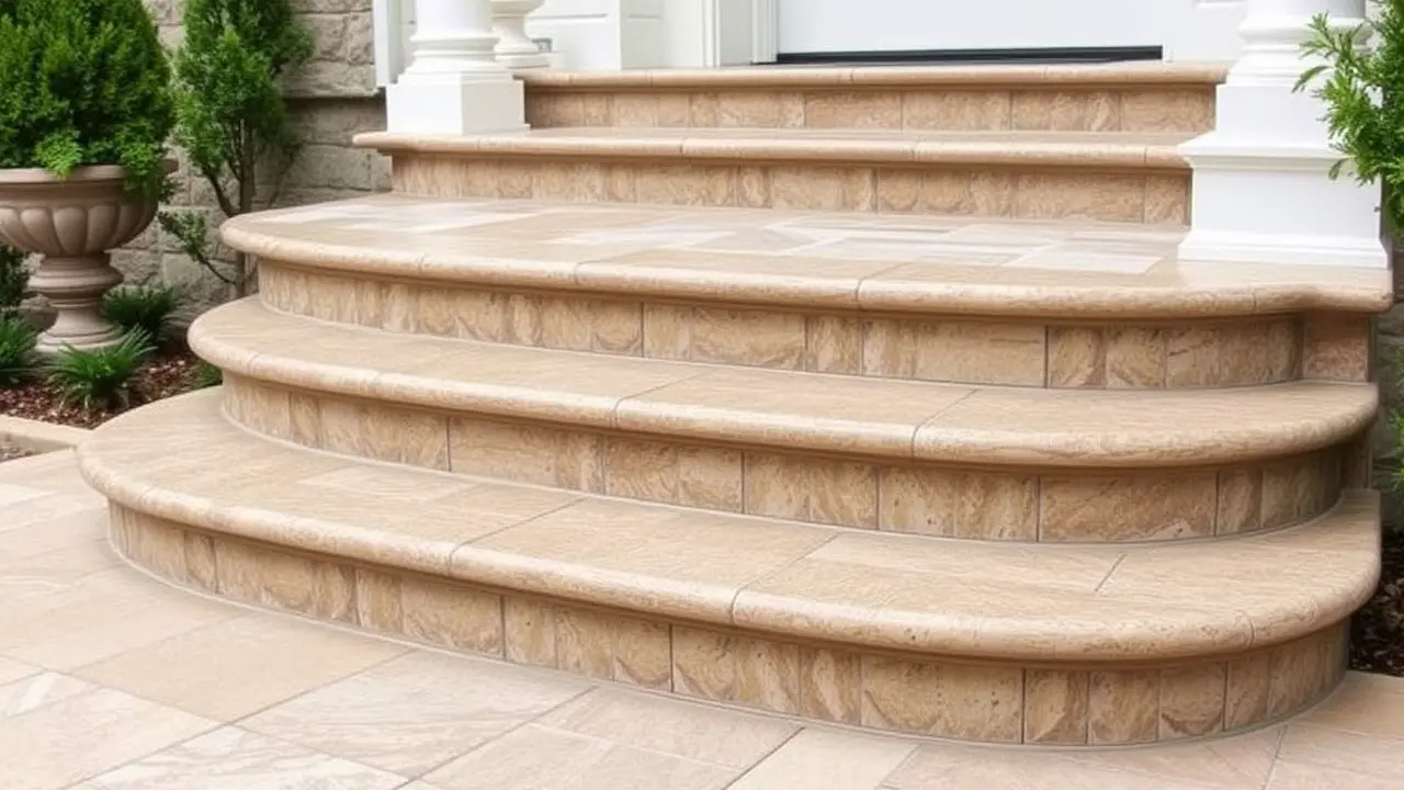 12 Model Anak Tangga Teras Depan Rumah Terbaru 2025, Tampil Modern dan ...