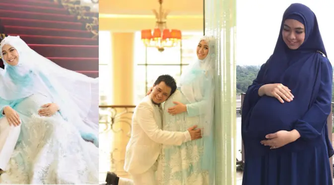 Sontek Inspirasi Gaya Bumil Ala 3 Artis Berhijab Ini! - Fashion ...