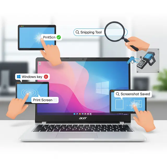 7 Cara Screenshot di Laptop Acer Semua Tipe untuk Berbagai Kebutuhan ...