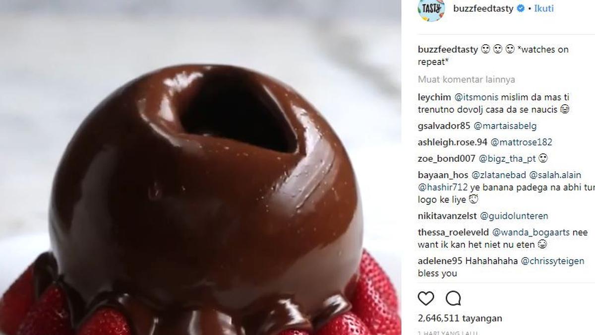 Magic Chocolate Ball, Dessert Bola Cokelat Kekinian
