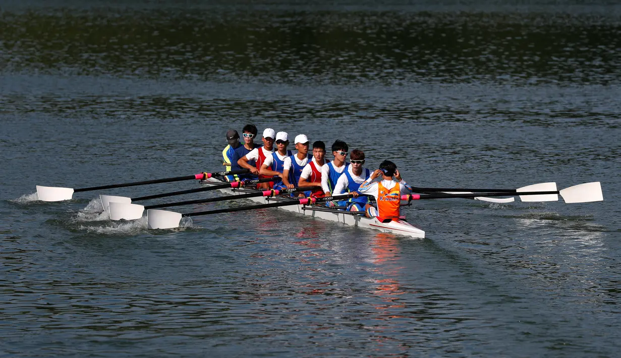 FOTO: Jelang Asian Games 2018, Atlet Korut dan Korsel Latihan Bareng ...