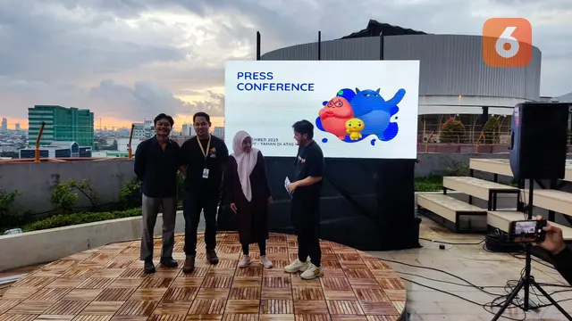 Ja & Joy Hadirkan 'Taman Di Atas Kota' di Rooftop Nipah Park - Regional Liputan6.com