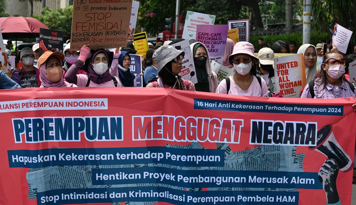 Di Jakarta, Peringatan 16 Hari Anti Kekerasan terhadap Perempuan Diwarnai Aksi Unjuk Rasa - Foto ...