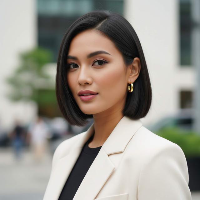 12 Model Rambut Pendek Bob Sebahu Minim Styling, Sat Set dan Anti ribet