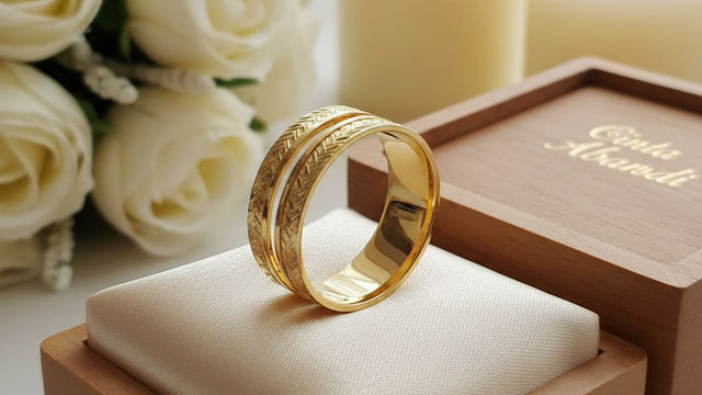 7 Model Cincin Nikah Belah Rotan, Desainnya Sederhana tapi Elegan