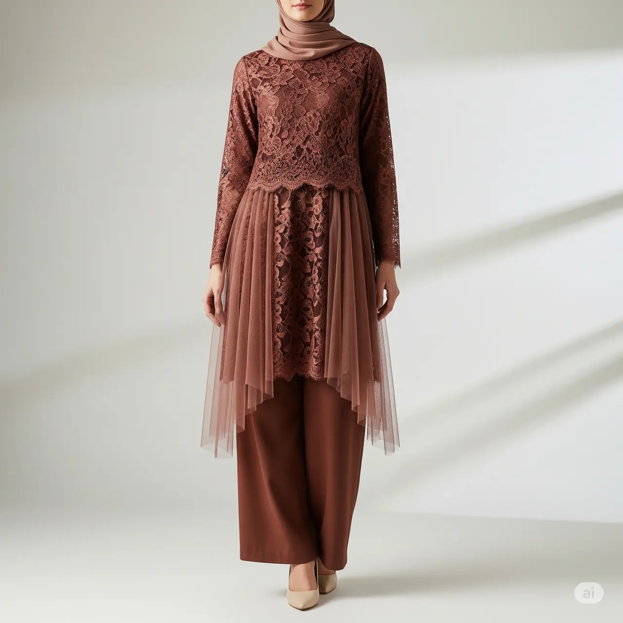 9 Model Baju Tunik Brokat Modern Terbaru 2025: Elegan dan Modern - Hot ...