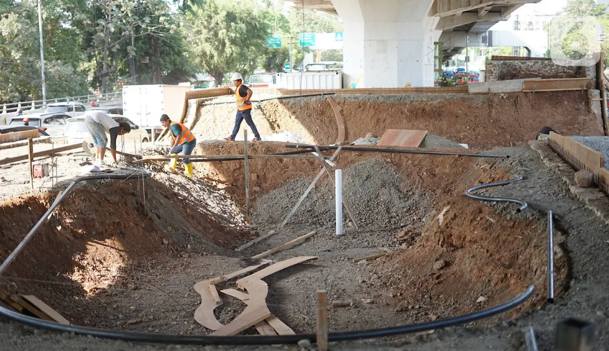 FOTO: Telan Rp 14,3 Miliar, Begini Progres Pembangunan Skatepark Pasar ...