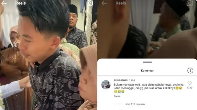 Viral Pria Menangis di Pernikahan Dikira Mantan si Pengantin, Ternyata ...