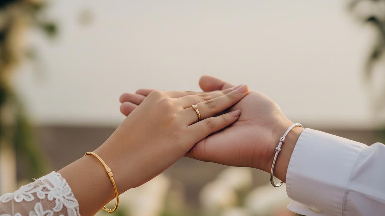 7 Model Gelang Emas Couple Tunangan 2025, Santai Tapi Elegan