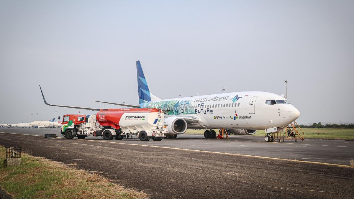 Perdana, Bioavtur Pertamina Ramah Lingkungan Mengangkasa Bersama Garuda ...