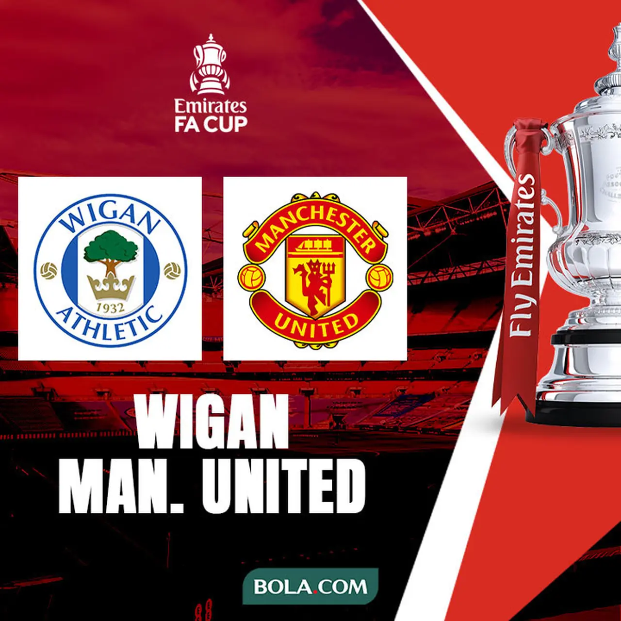 Prediksi Wigan Vs MU di Piala FA: Setan Merah Serius! - Inggris Bola.com