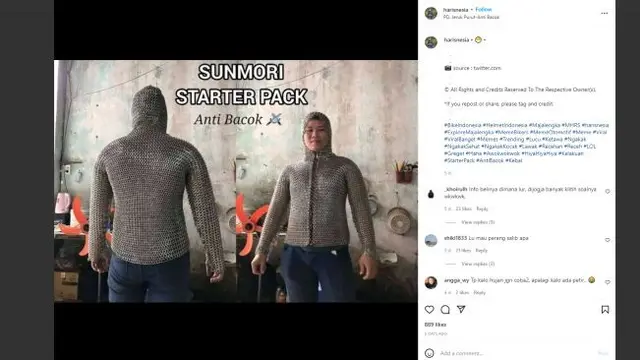 Meme Otomotif Pekan Ini: Jaket Sunmori Anti-Begal - Otomotif Liputan6.com