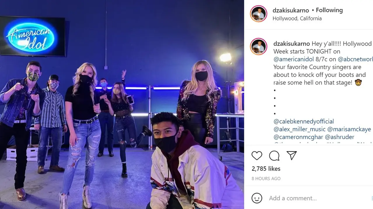 Dzaki Sukarno Siap Guncang Panggung American Idol