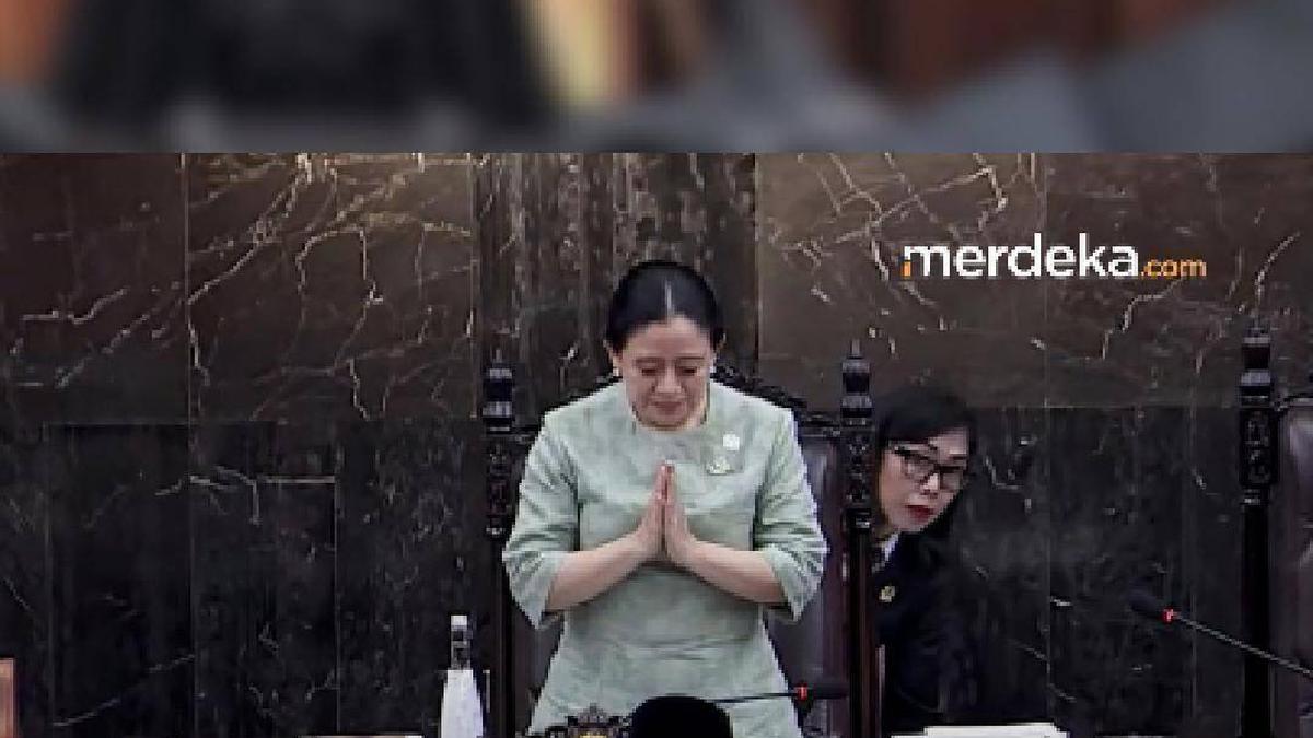 Adab Prabowo Depan Puan Maharani Beri Salam Membungkuk Jelang Pidato di ...