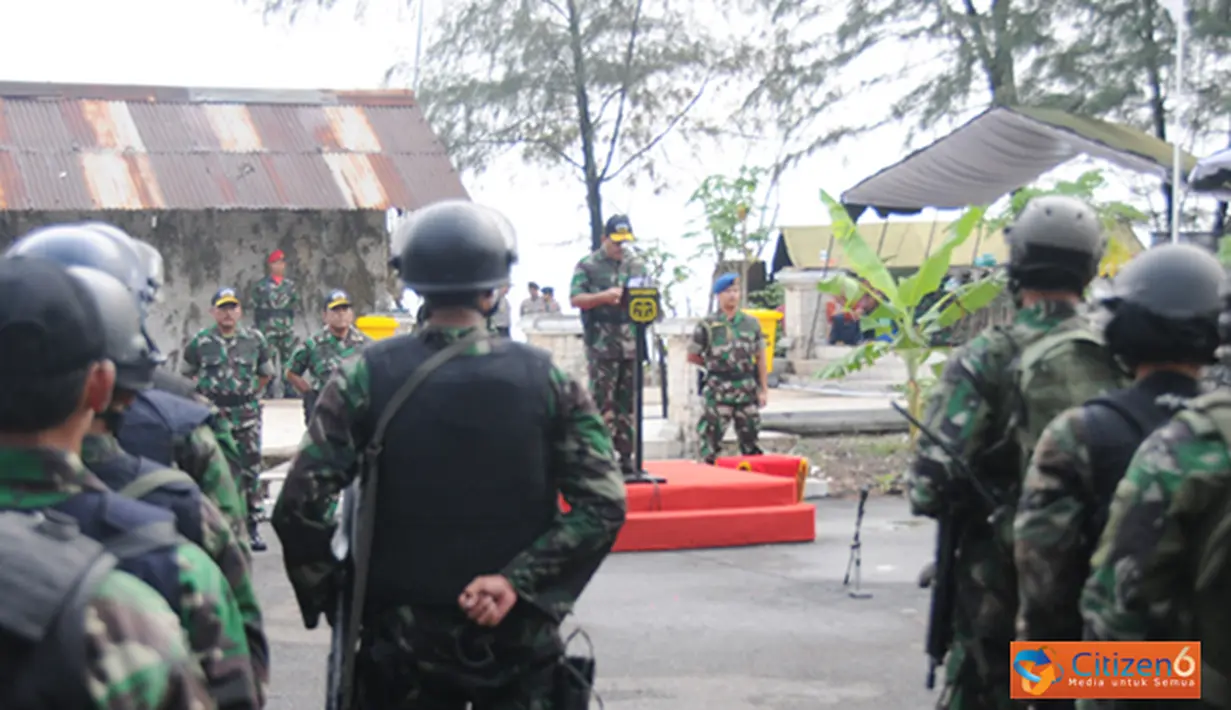 Panglima TNI Tutup Latihan Gultor di Pulau Sangiang - Foto Liputan6.com