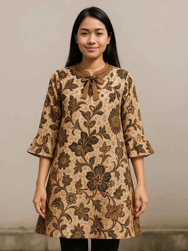7 Model Batik Tunik Terbaru 2025 Ini Tampak Elegan dan Nyaman untuk Acara Formal hingga Kasual ...
