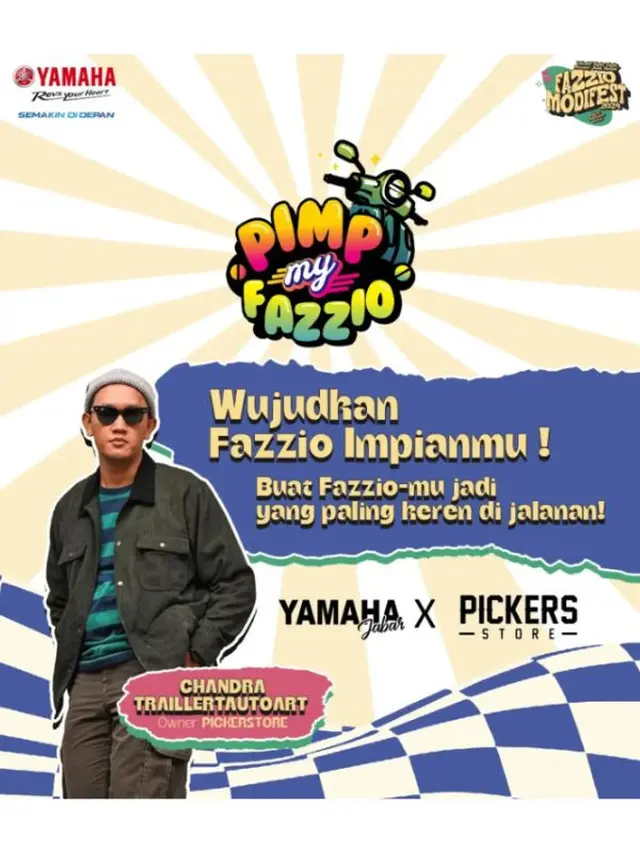 Unjuk Kebolehan Modifikasi Yamaha Fazzio di Fazzio Modifest 2024 ...