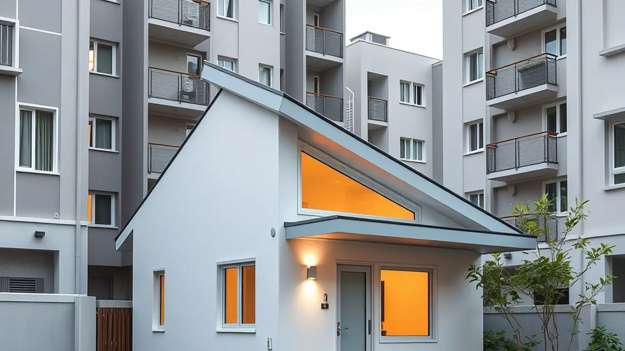 Inspirasi 7 Model Rumah Sederhana atap Miring yang Modern dan ...