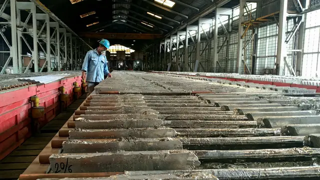 Menengok Proses Produksi Timah di Unit Metalurgi Muntok, Pernah Jadi ...