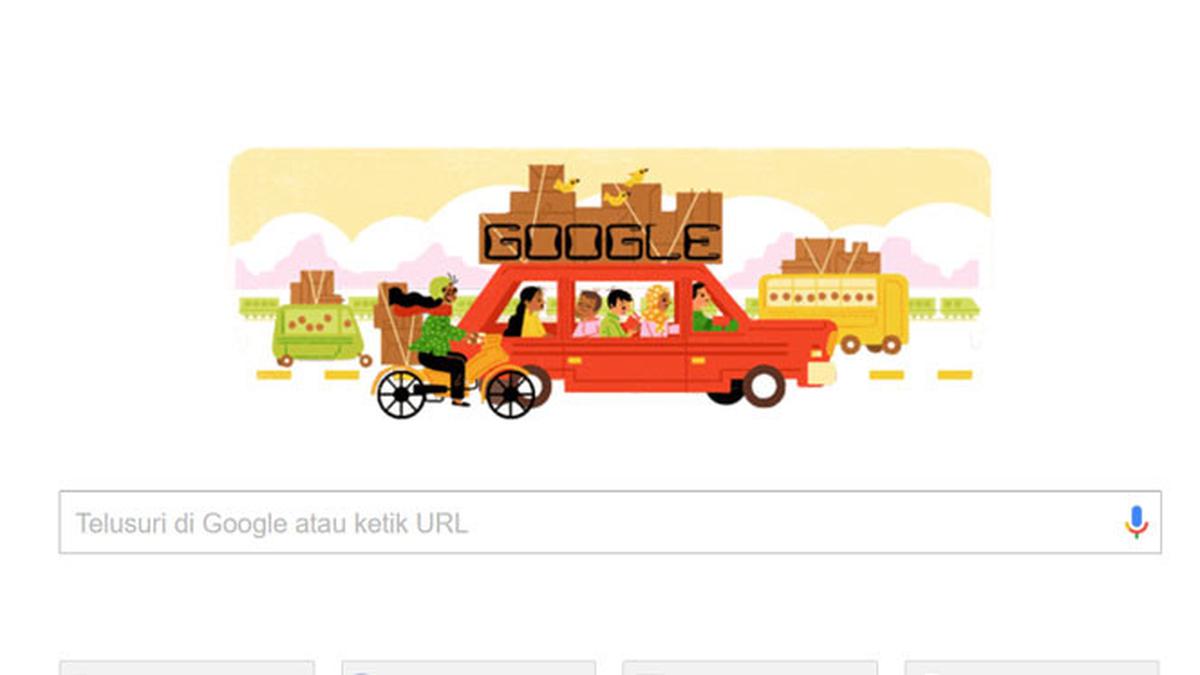 Tradisi Mudik Lebaran Jadi Google Doodle Hari Ini - Tekno Liputan6.com