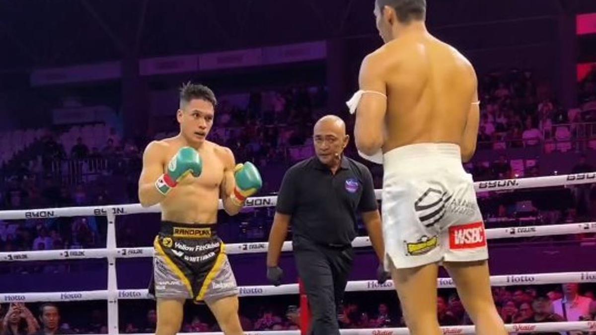 Randy Pangalila Jatuhkan Kkajhe di Ronde Pertama Pertandingan Byon ...