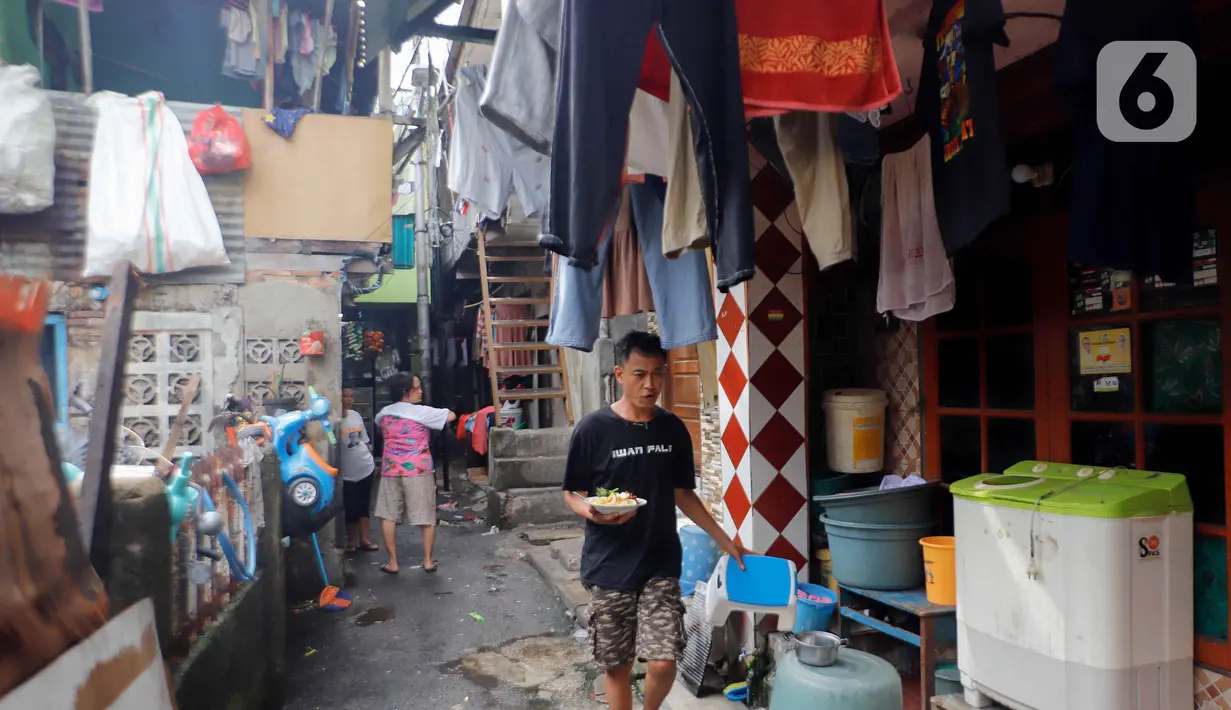 2025, Pemkot Jakarta Pusat Berencana Tata Kawasan Permukiman Padat Penduduk - Foto Liputan6.com