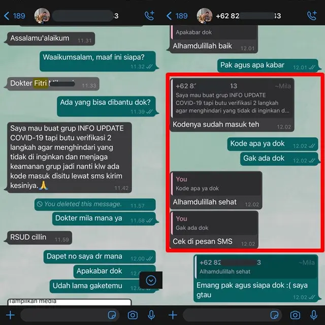 6 Chat Modus Penipuan Lewat WhatsApp, Ada yang Mengaku Salah Input ...