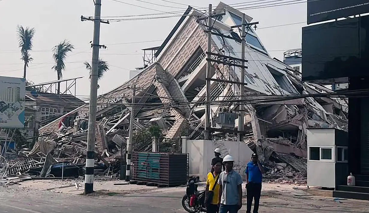 Gempa Myanmar, Jumlah Korban Tewas Bertambah - Foto Liputan6.com