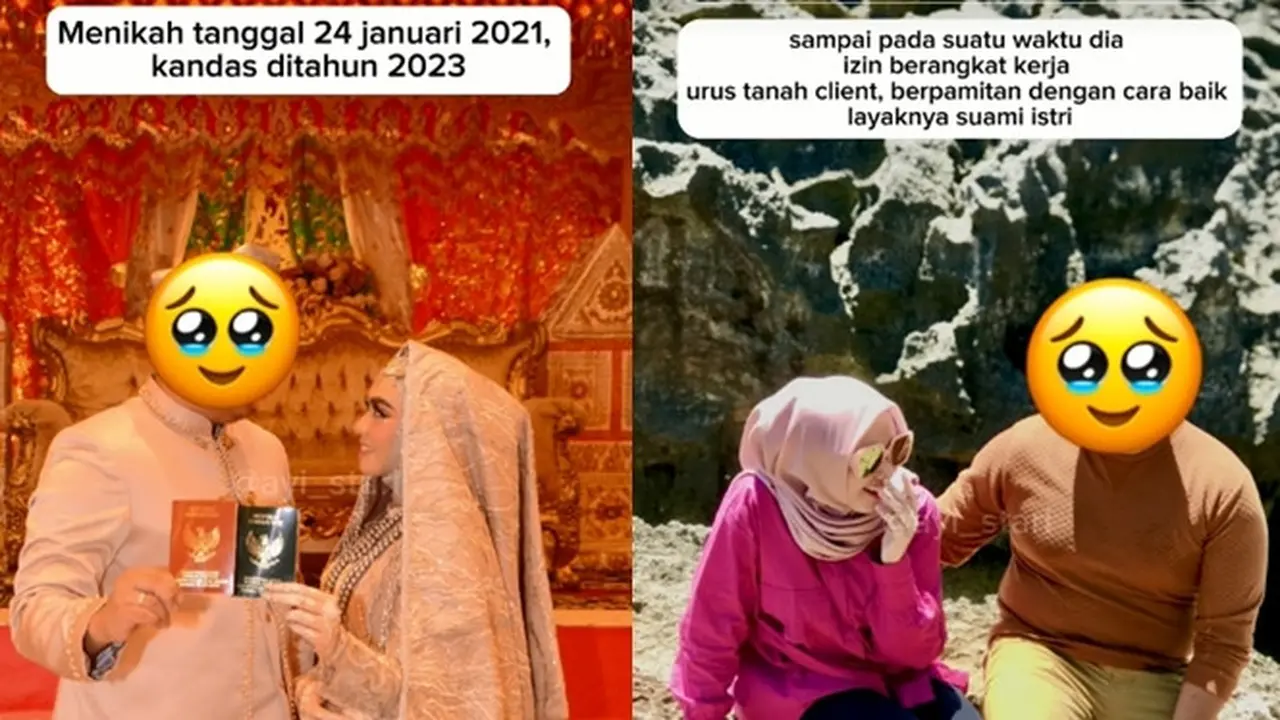 Viral TikToker Ditinggal Kabur Suami Berbulan-bulan, Surat Cerai ...