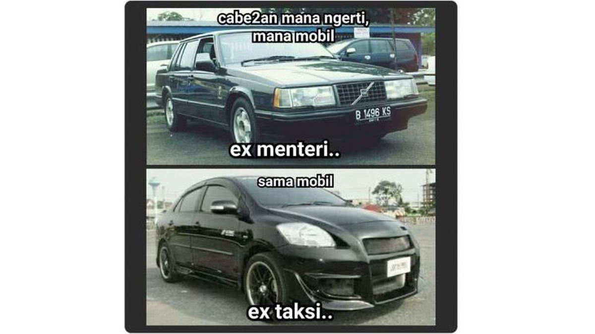 Meme Otomotif Pekan Ini: Mobil Eks Menteri Vs Eks Taksi - Otomotif ...