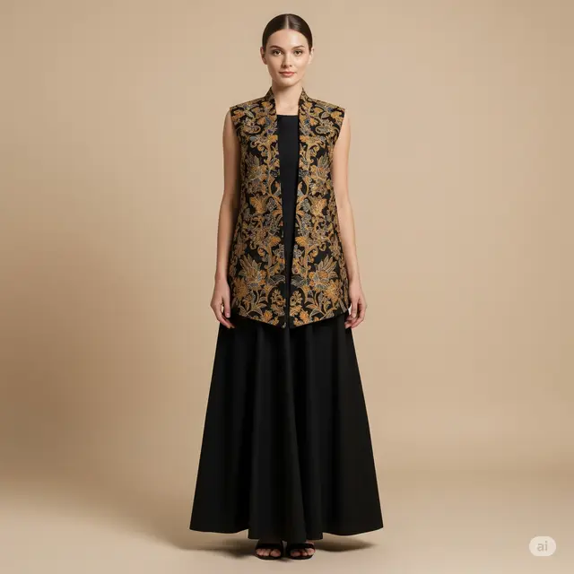 6 Model Vest Batik Wanita Modern Terbaru yang Wajib Anda Miliki - Hot ...