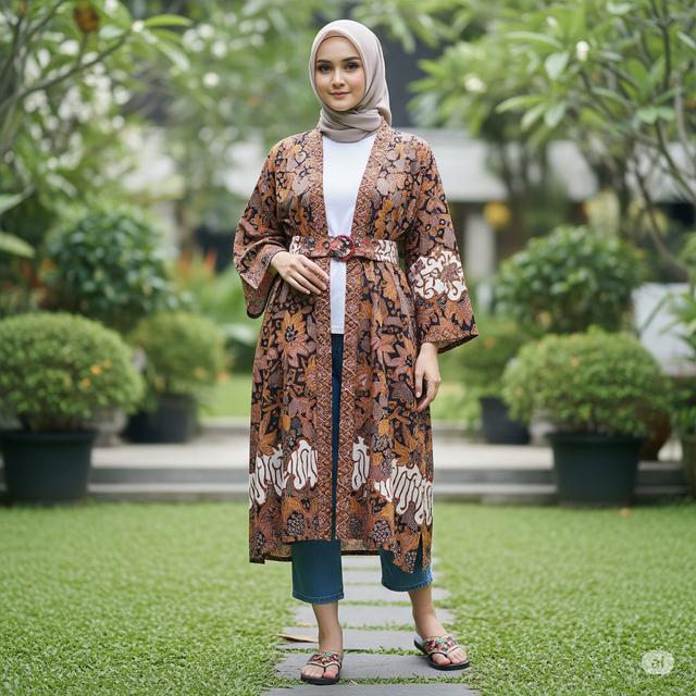 15 Model Baju Batik Wanita Terbaru Lengan Panjang, Feminin, Anggun dan ...
