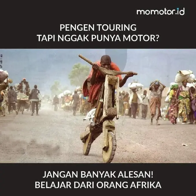 10 Meme Lucu Touring Naik Motor, Absurdnya Kelewatan Sukses Bikin ...