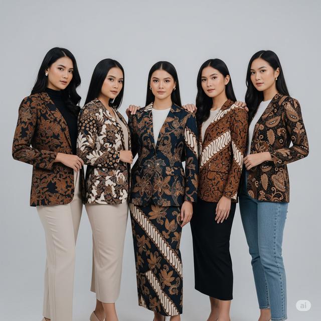 7 Model Jas Batik Wanita Modern Terbaru 2025 untuk Segala Acara