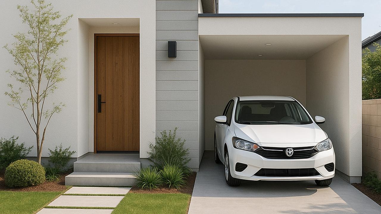 8 ⁠Model Garasi Mobil di Samping Rumah, Ada Bentuk Minimalis hingga ...